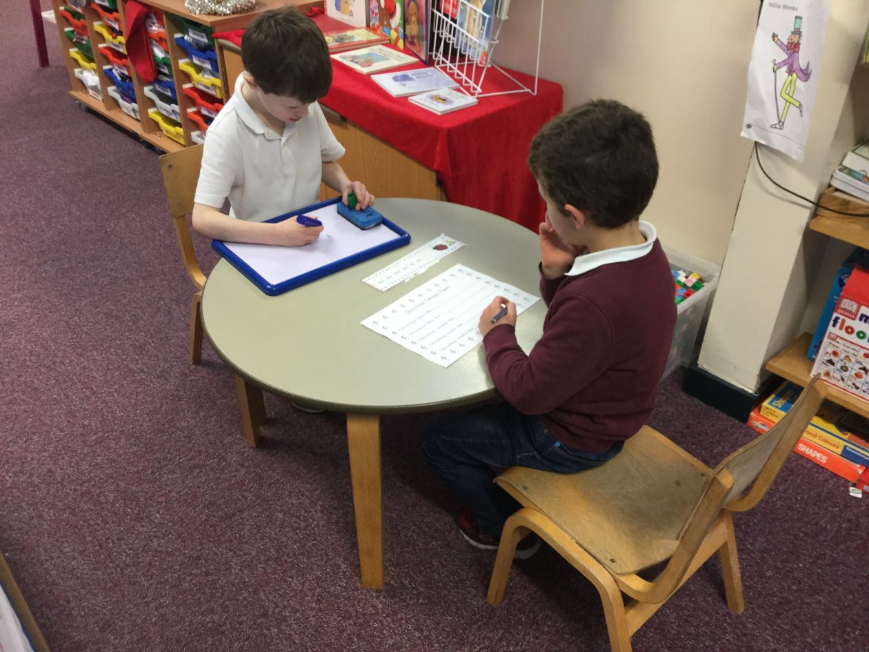 P3 writing buddies