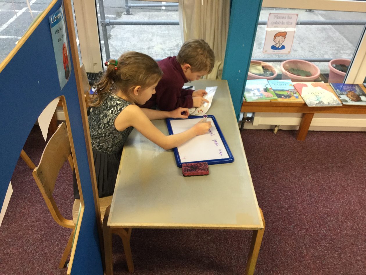 P3 writing buddies