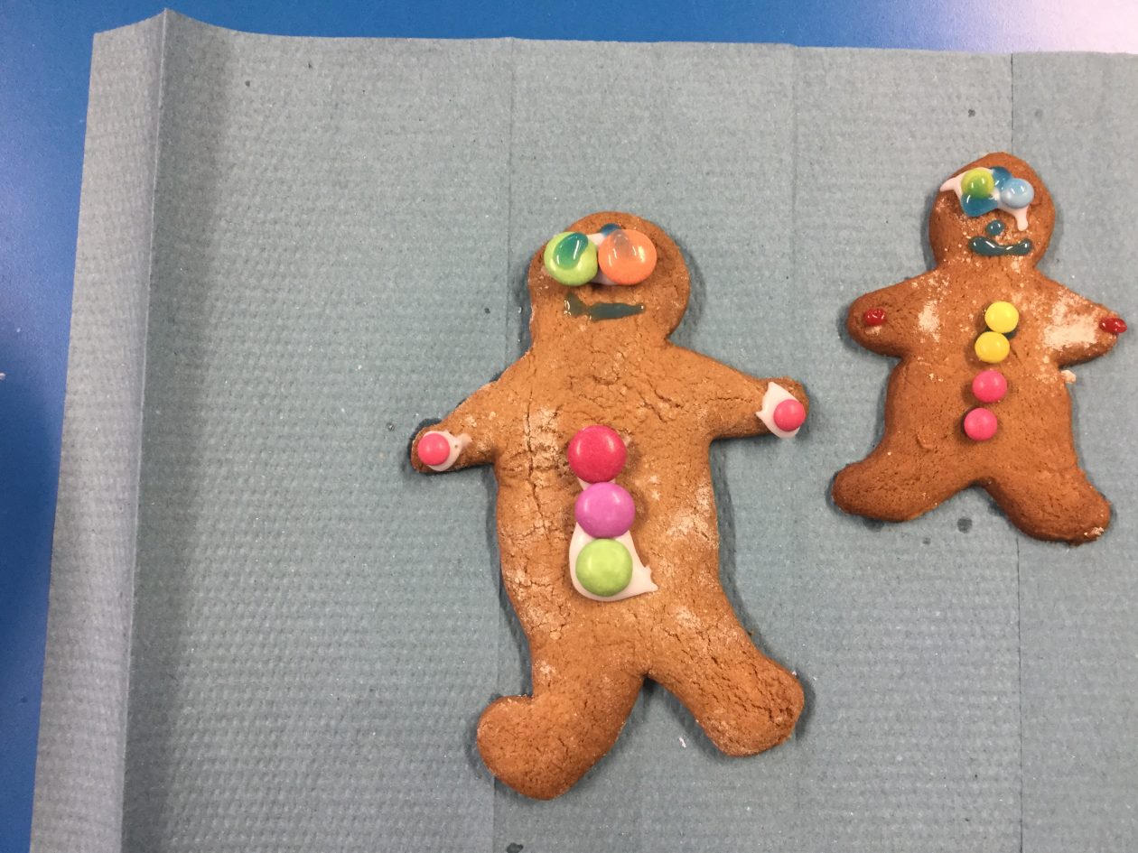 Decorating Gingerbread Men