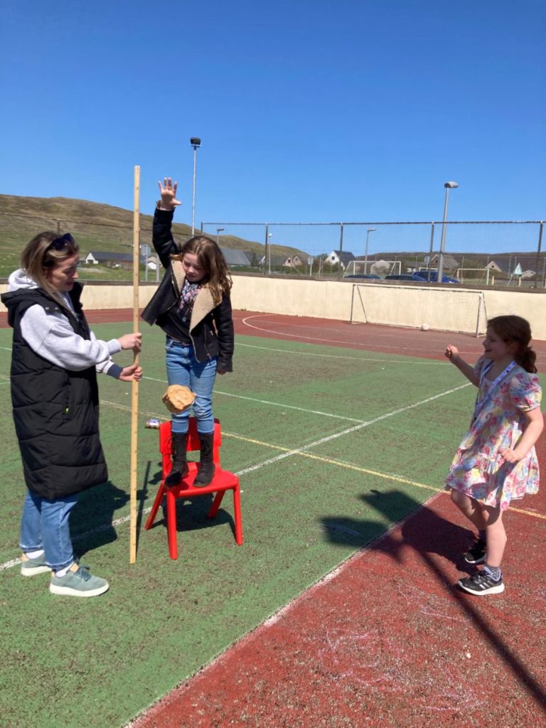 Testing out our Egg Helmets – Whiteness Primary 3/4