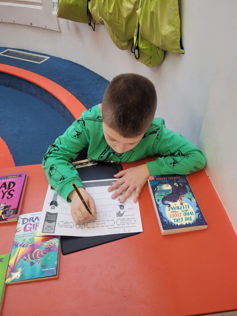 Scavenger Hunt in the Library – P3A 2024 – 2025