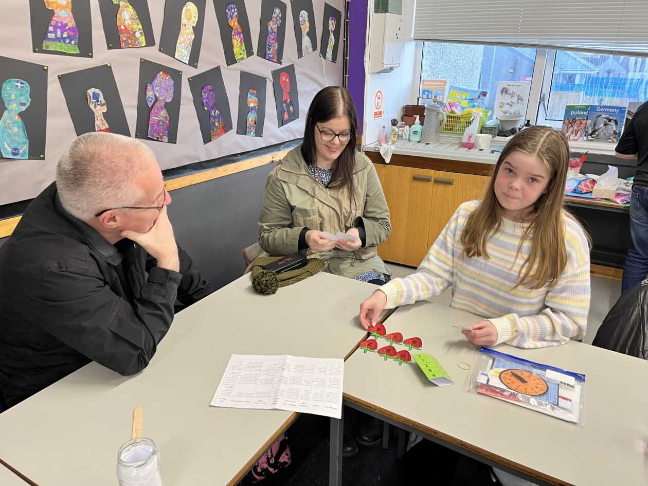 Parents join in Maths Week | P7 2024-2025