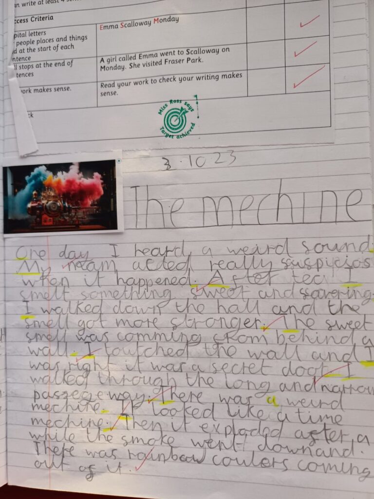 Term 2 Improving Writing Programme | Scalloway Primary School Primary 6 ...