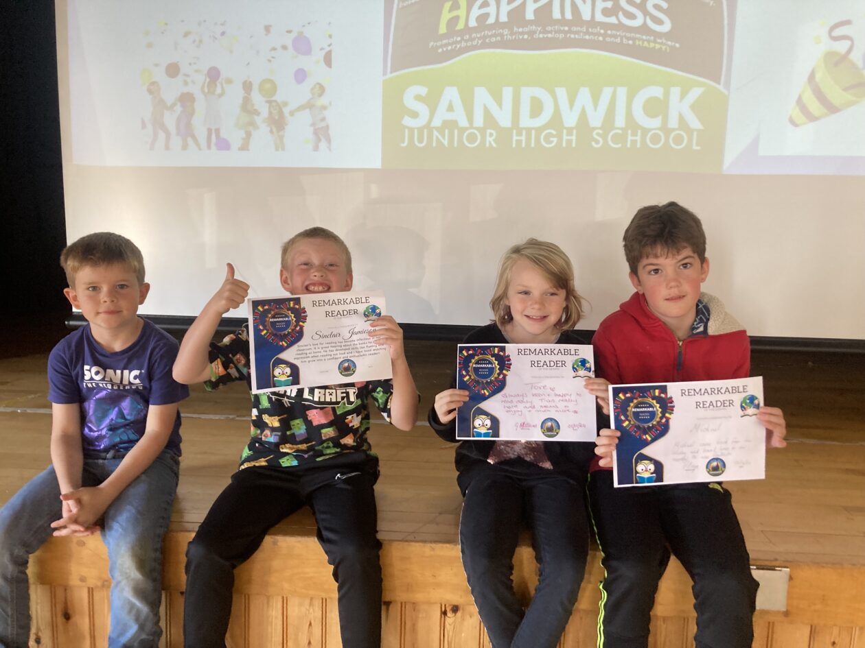 Remarkable Readers – Competition | Sandwick JHS Library