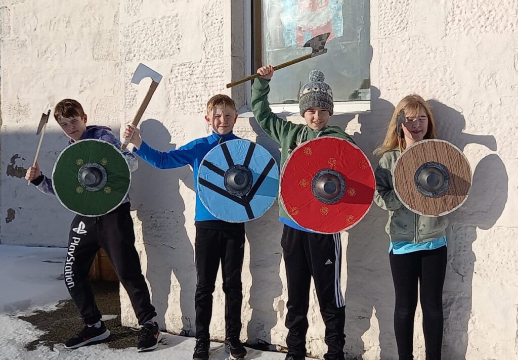 Shields and Axes at the Ready | Skeld Primary School & Nursery