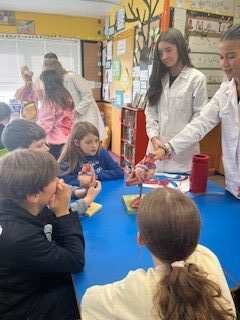 Visit from S6 AHS Pupils