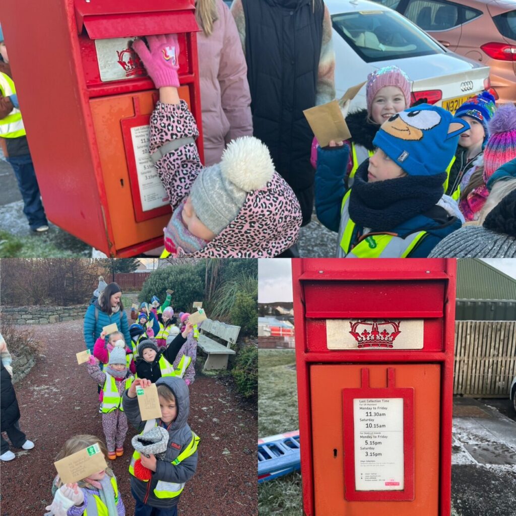 Outdoor Learning – Posting Letters – Primary 2A 2024 – 2025