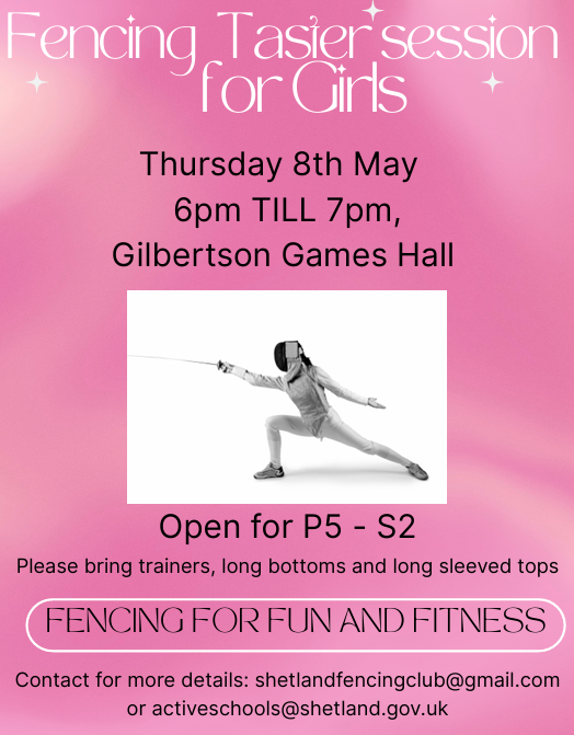 Fencing Taster for Girls | Sound Primary School