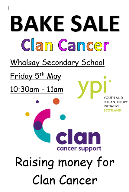 S3 YPI Group Bake Sale for Clan Cancer Relief
