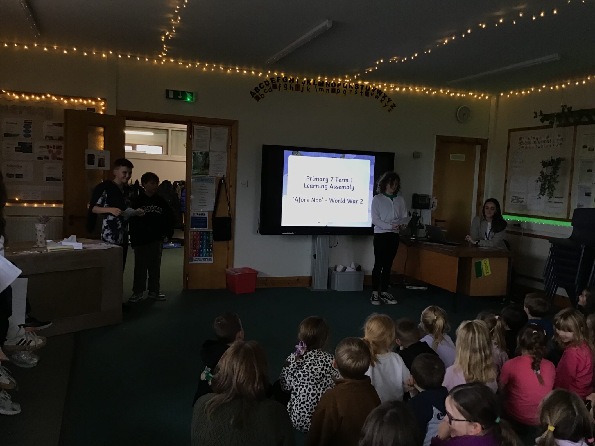 P7 Term 1 Learning Assembly | Whiteness Primary 7 Blog