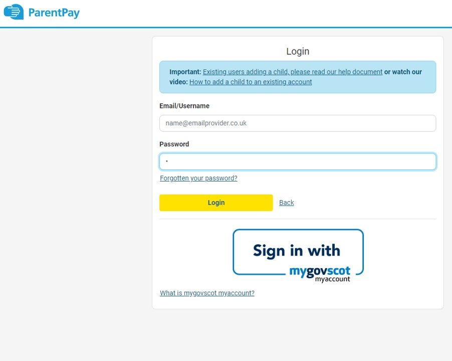 ParentPay | Heathery Knowe Primary School