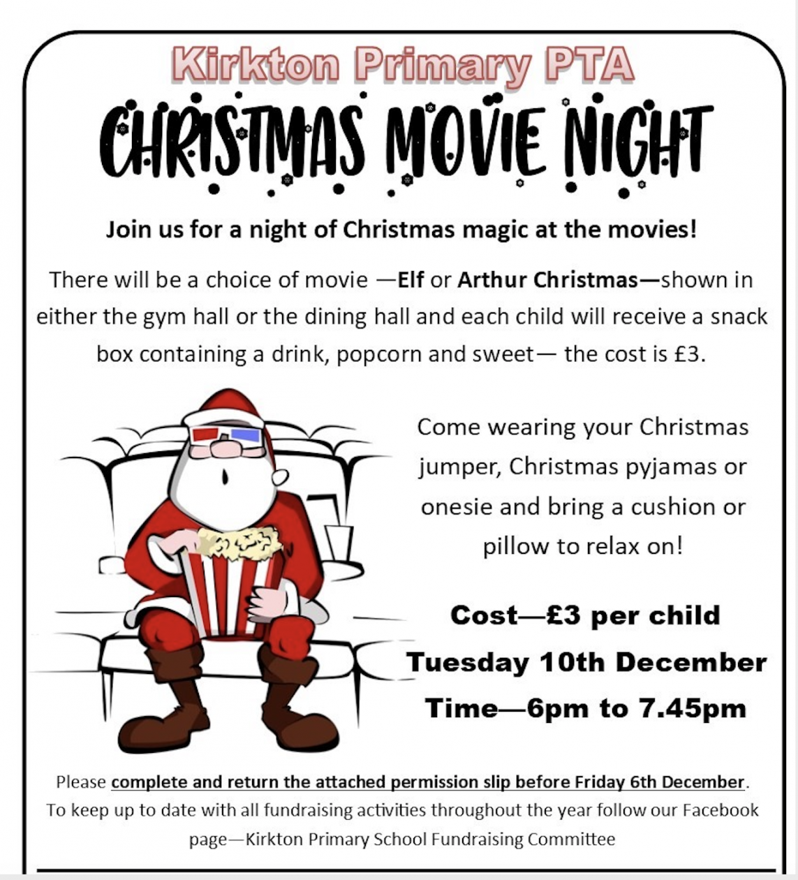 PTA Movie Night | Kirkton Primary School