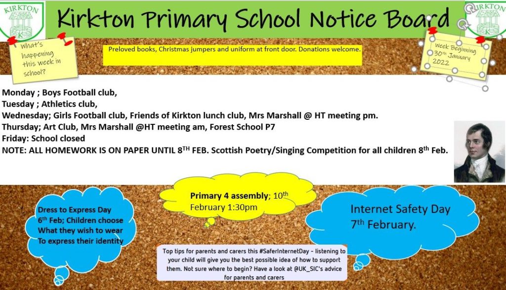 Kirkton Primary School | Kirkton Avenue, Carluke, ML8 5AB 01555 772466