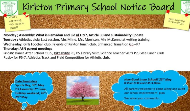 Kirkton Primary School | Kirkton Avenue, Carluke, ML8 5AB 01555 772466