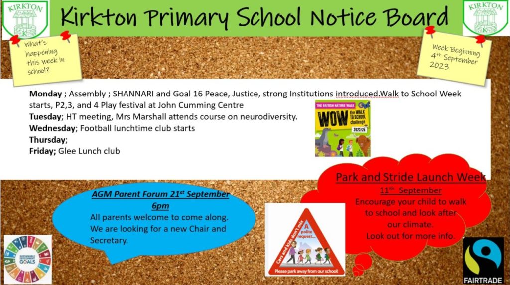 Kirkton Primary School | Kirkton Avenue, Carluke, ML8 5AB 01555 772466