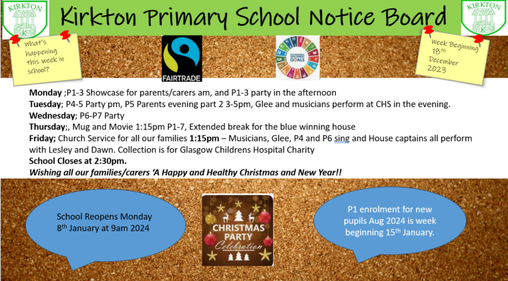 Kirkton Primary School | Kirkton Avenue, Carluke, ML8 5AB 01555 772466