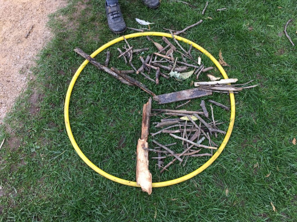 Outdoor Learning – Fractions | Dunblane Primary School