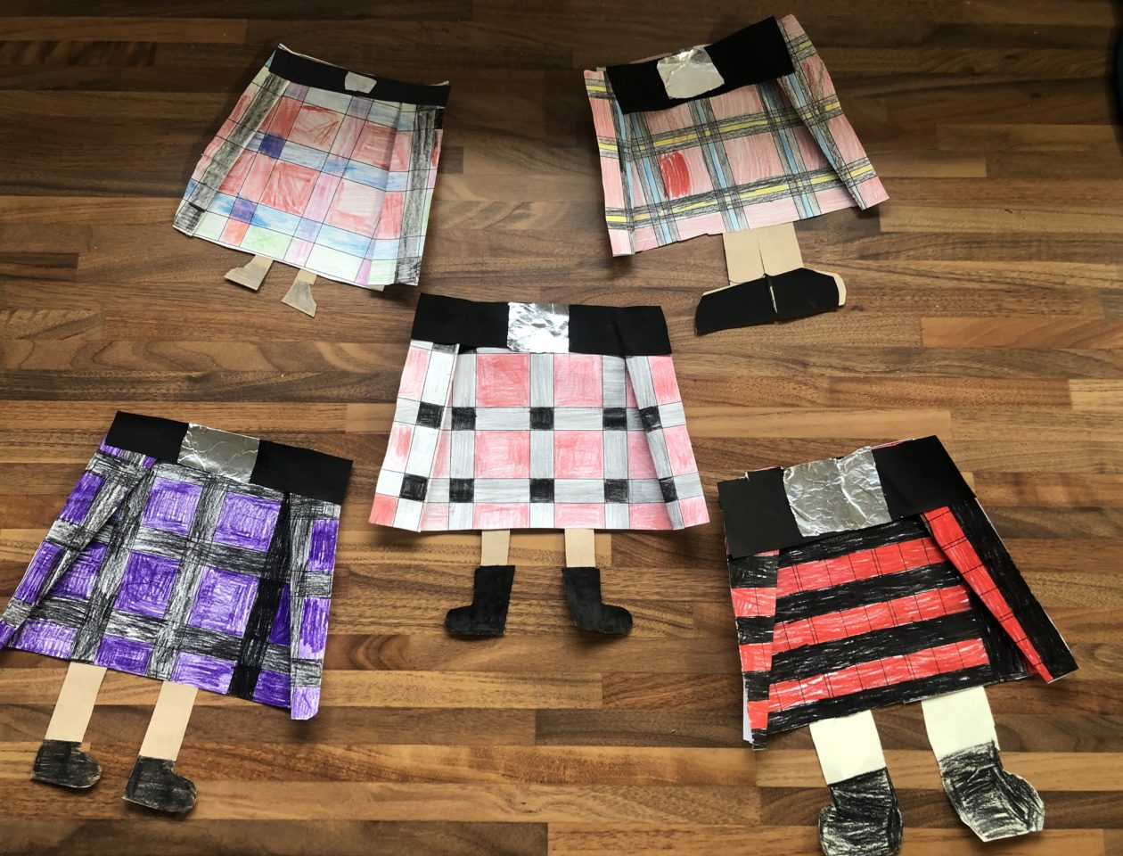 P6 Kilt designs | Falla Hill High Flyers