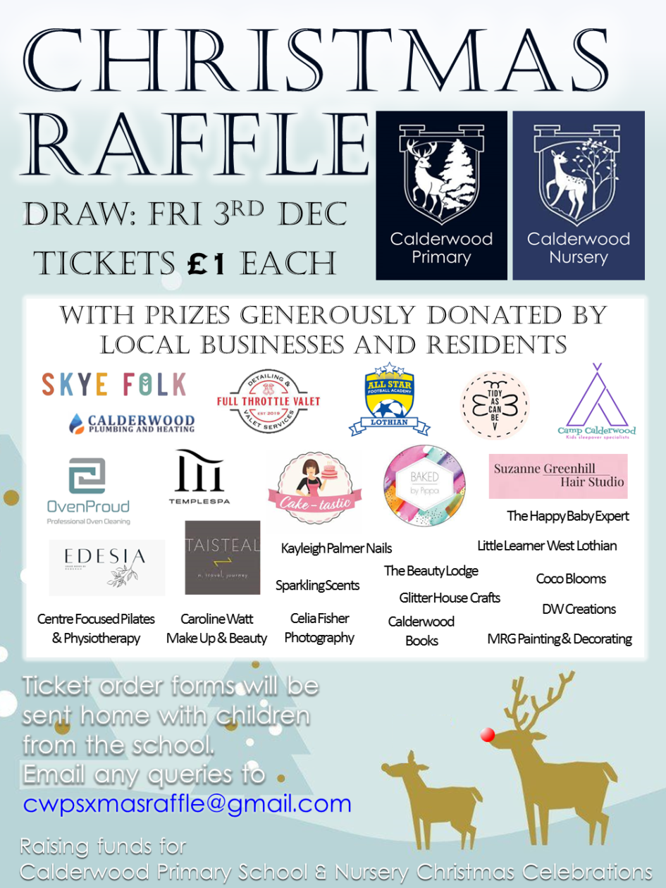 Christmas Raffle – Calderwood Primary and Nursery