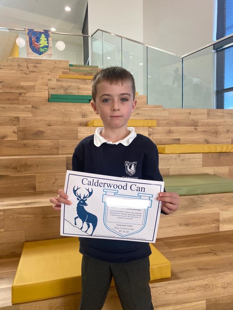 Calderwood Can Certificates – Calderwood Primary and Nursery