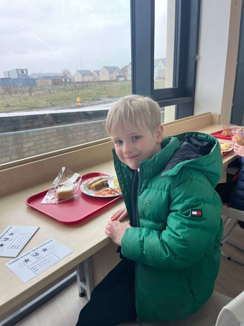 Caring Cafe Citizen Certificate – Calderwood Primary and Nursery