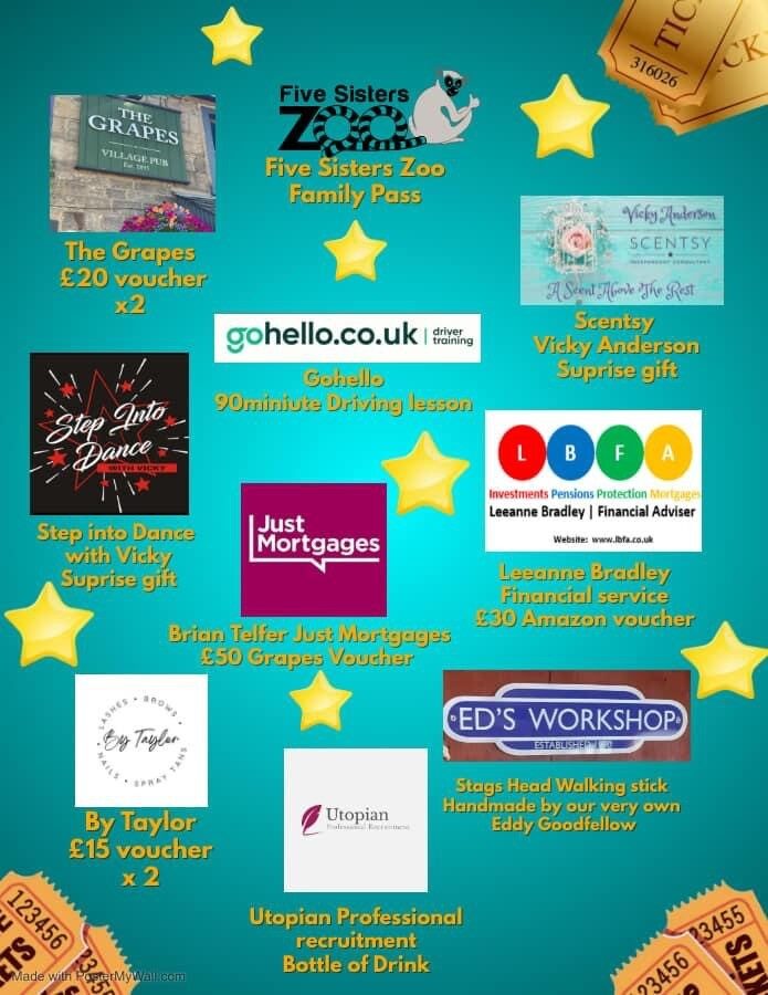 East Calder Gala Raffle – Calderwood Primary and Nursery