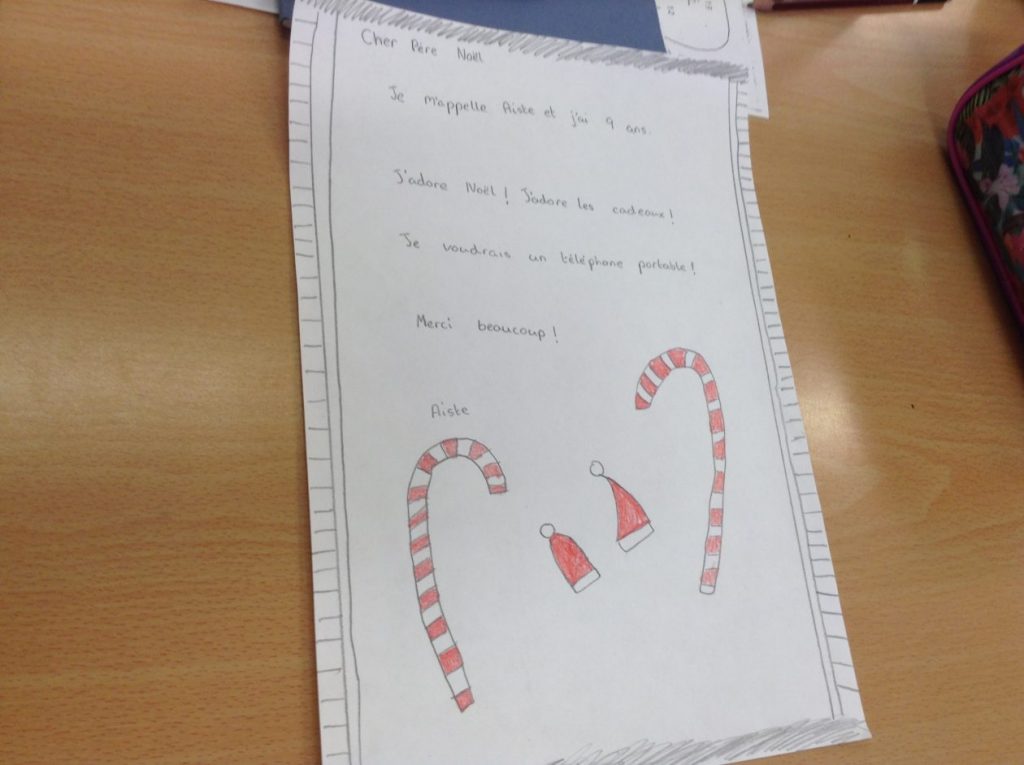 P4/5 are going to write a Christmas Letter to Santa in French! | Our ...