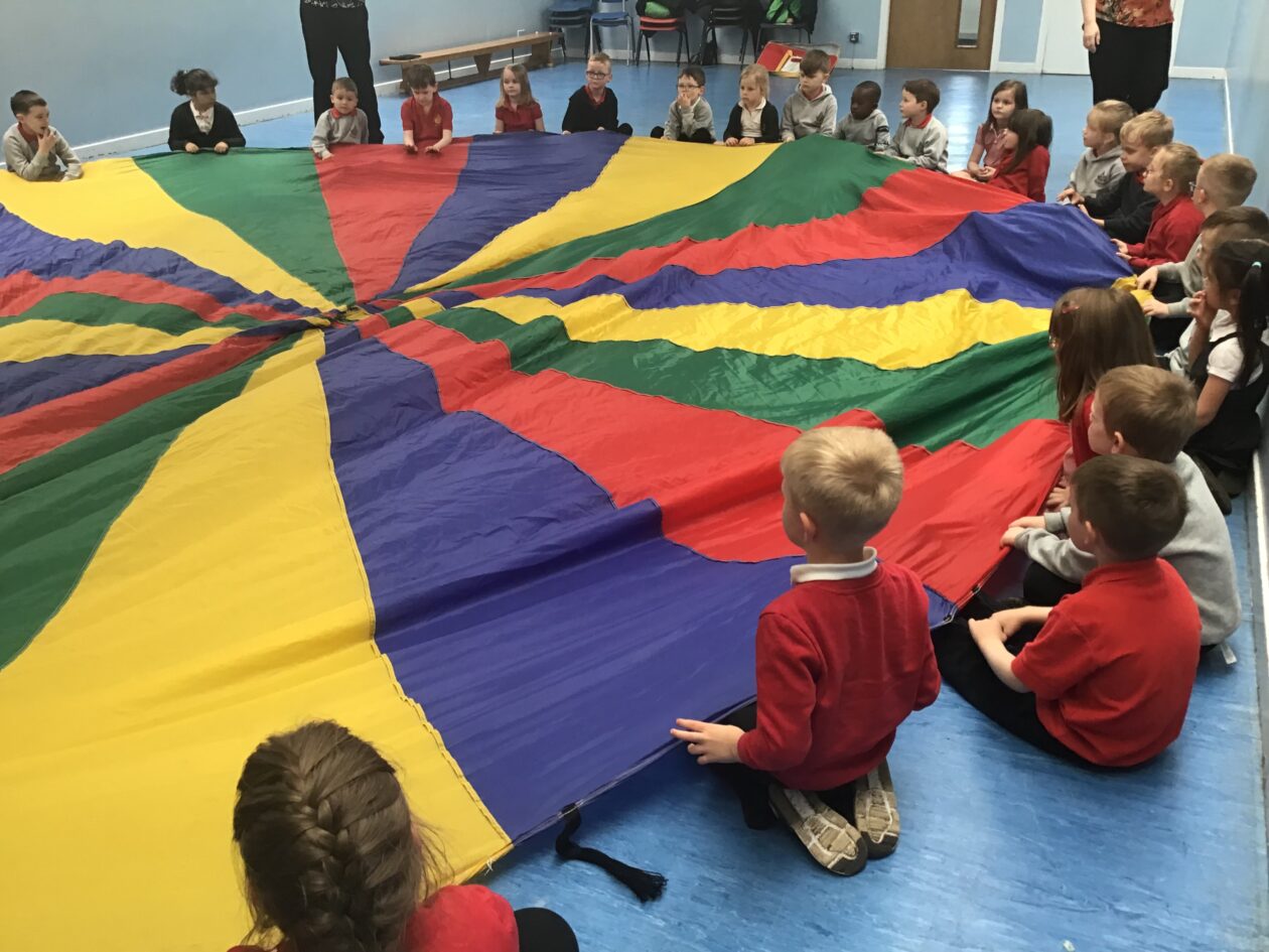 Parachute Fun in P1 | Toronto Primary School
